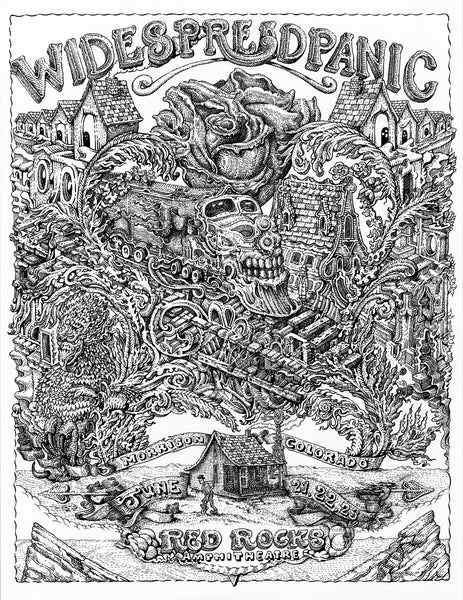 Widespread Panic Red Rocks 24 ~ OG – Welker Studios | Store